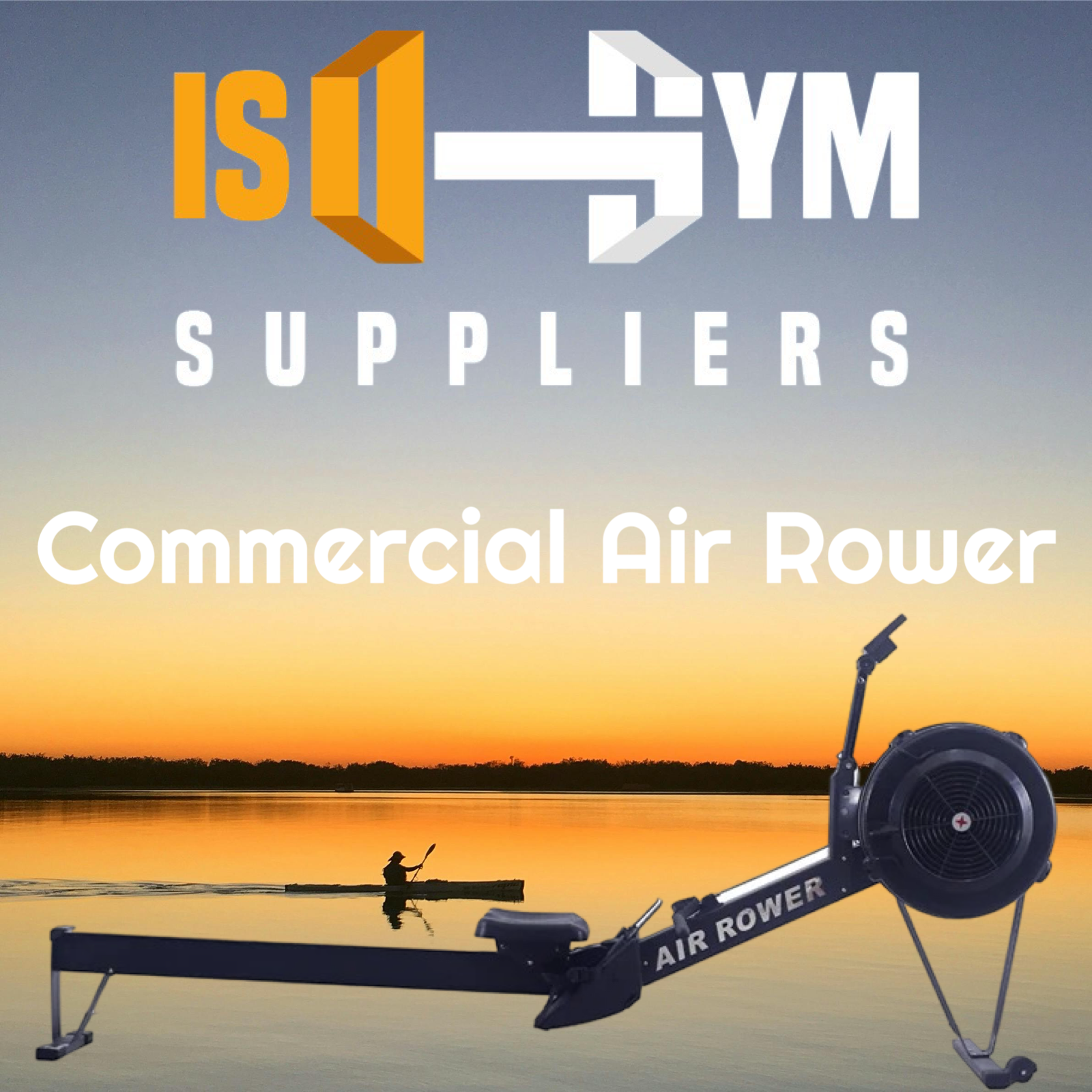 Iso Gym Commercial Air Rower