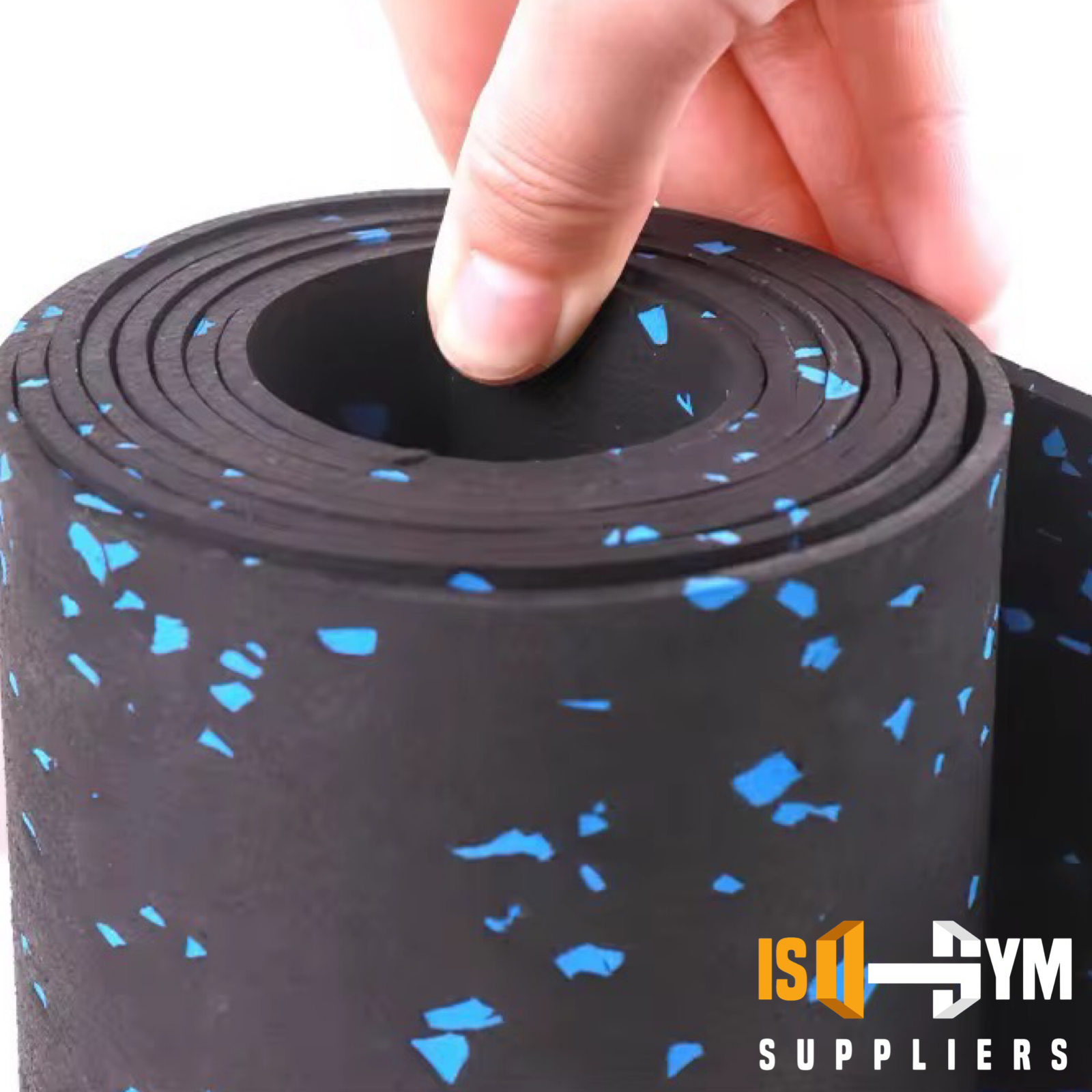 Superior Grade EPDM Rubber Gym Flooring Rolls 10m x 1m x 6mm thick
