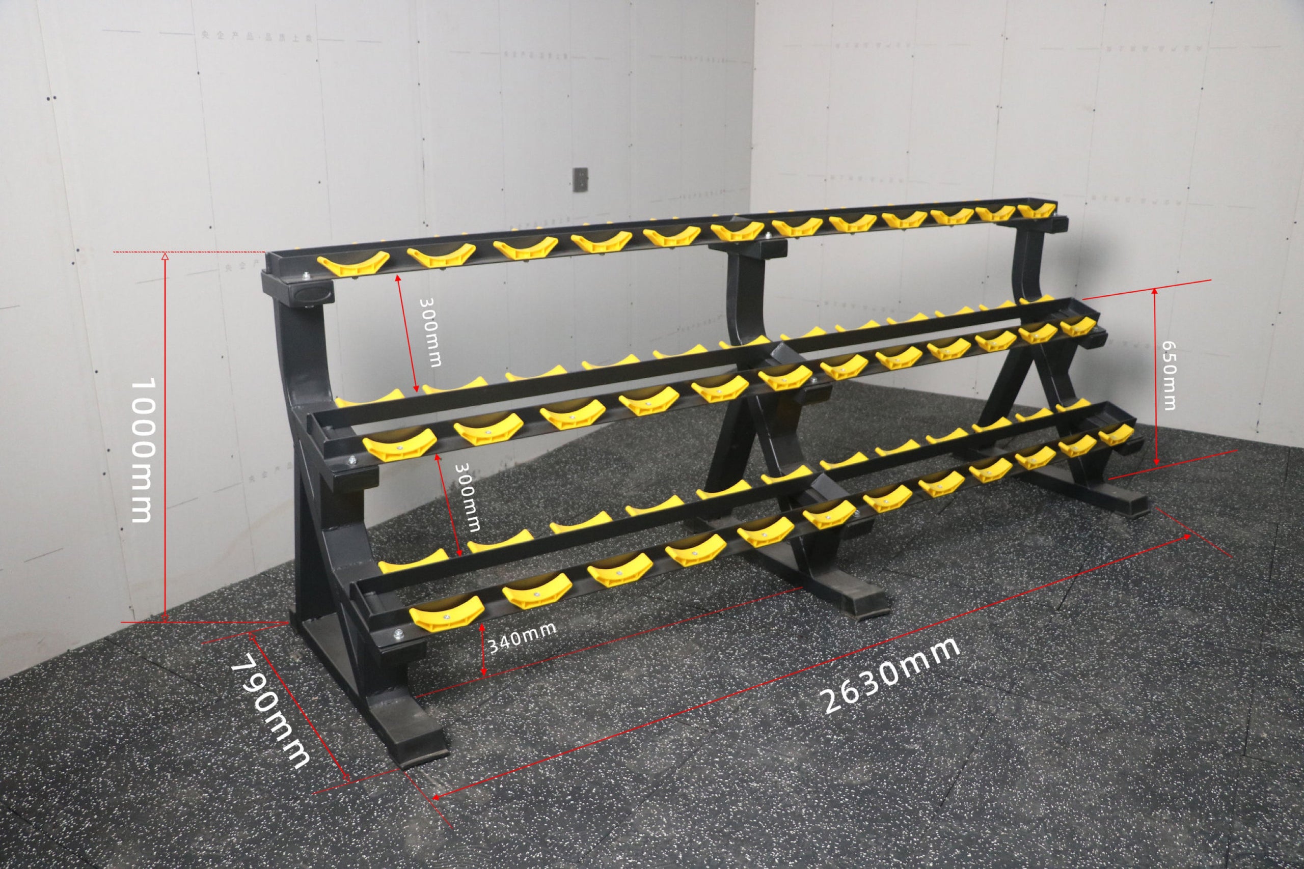 Extreme 3 Tier Heavy Duty Dumbbell Racks